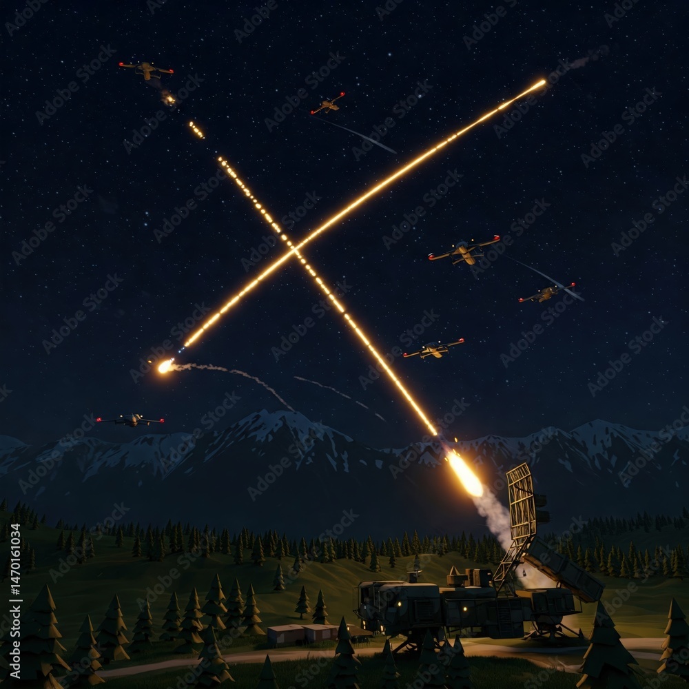 S400 Destroys Supersonic Missile at Night | Iron Dome | Air Defence ...