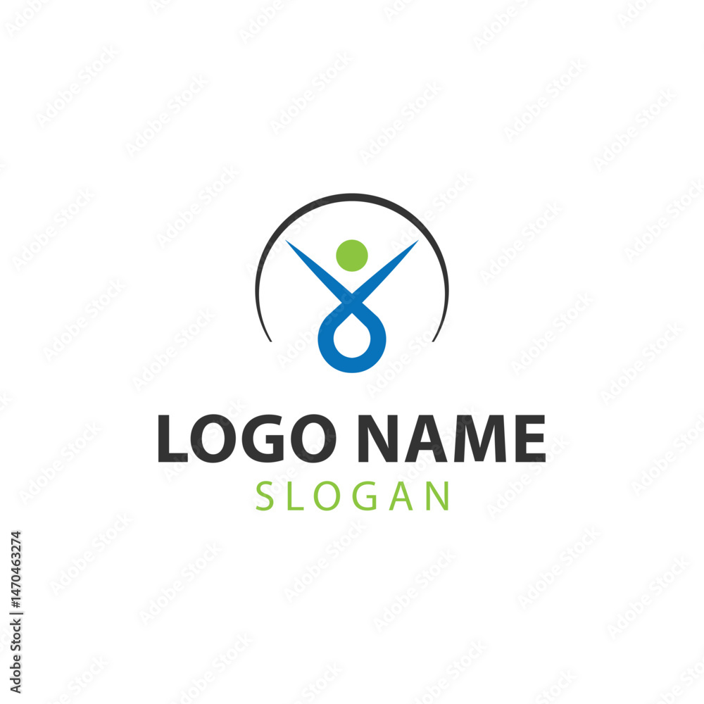 Welfare logo design, Social work logo, Organization logo design, Hand ...