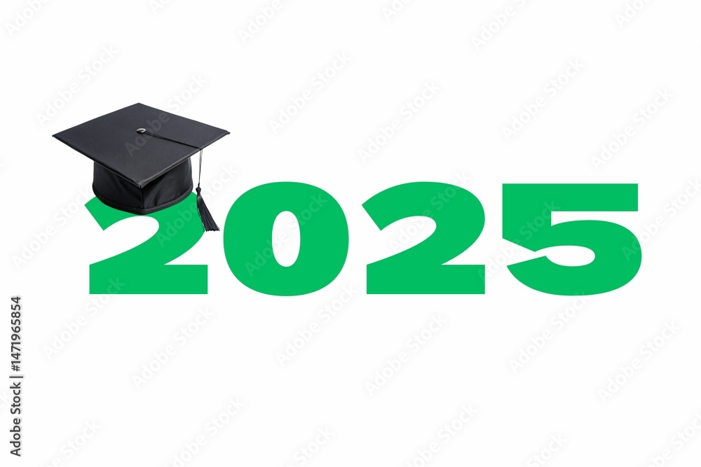 graduation cap and 2025 graduate, Congratulations graduates Class of ...