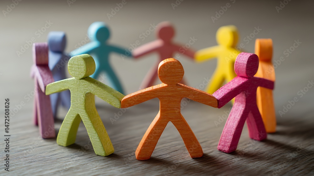 Teamwork community vision strengthening network and collaboration Stock ...