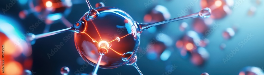 Intricate design of atomic structures highlighting the beauty of ...