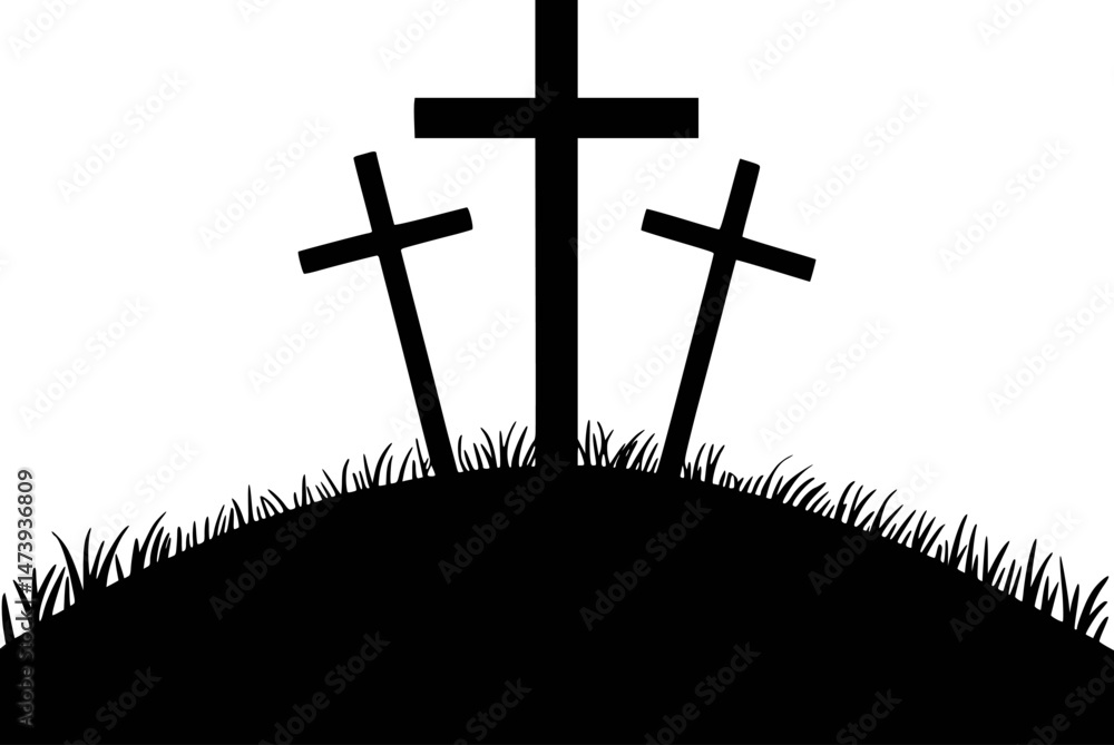 Vector de Stock Calvary Crosses SVG | Cross Clipart | Calvary Crosses ...