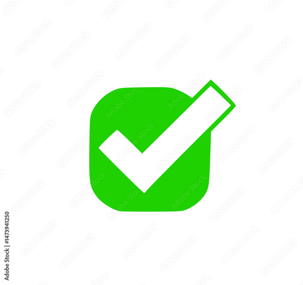 Green check mark PNG symbol for checklists and approval icons. This PNG ...