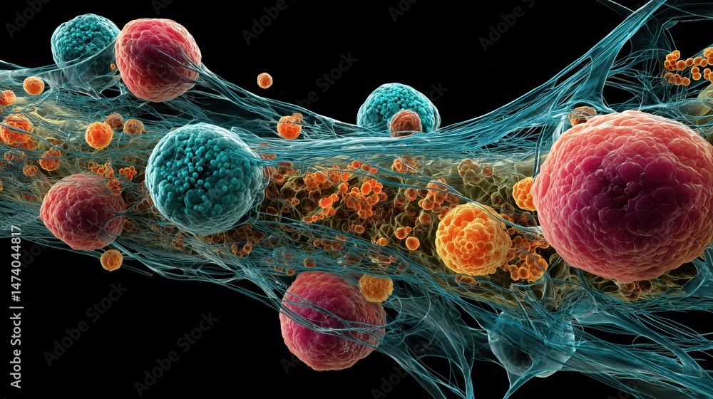 National Scleroderma Awareness Month. medical illustration at ...