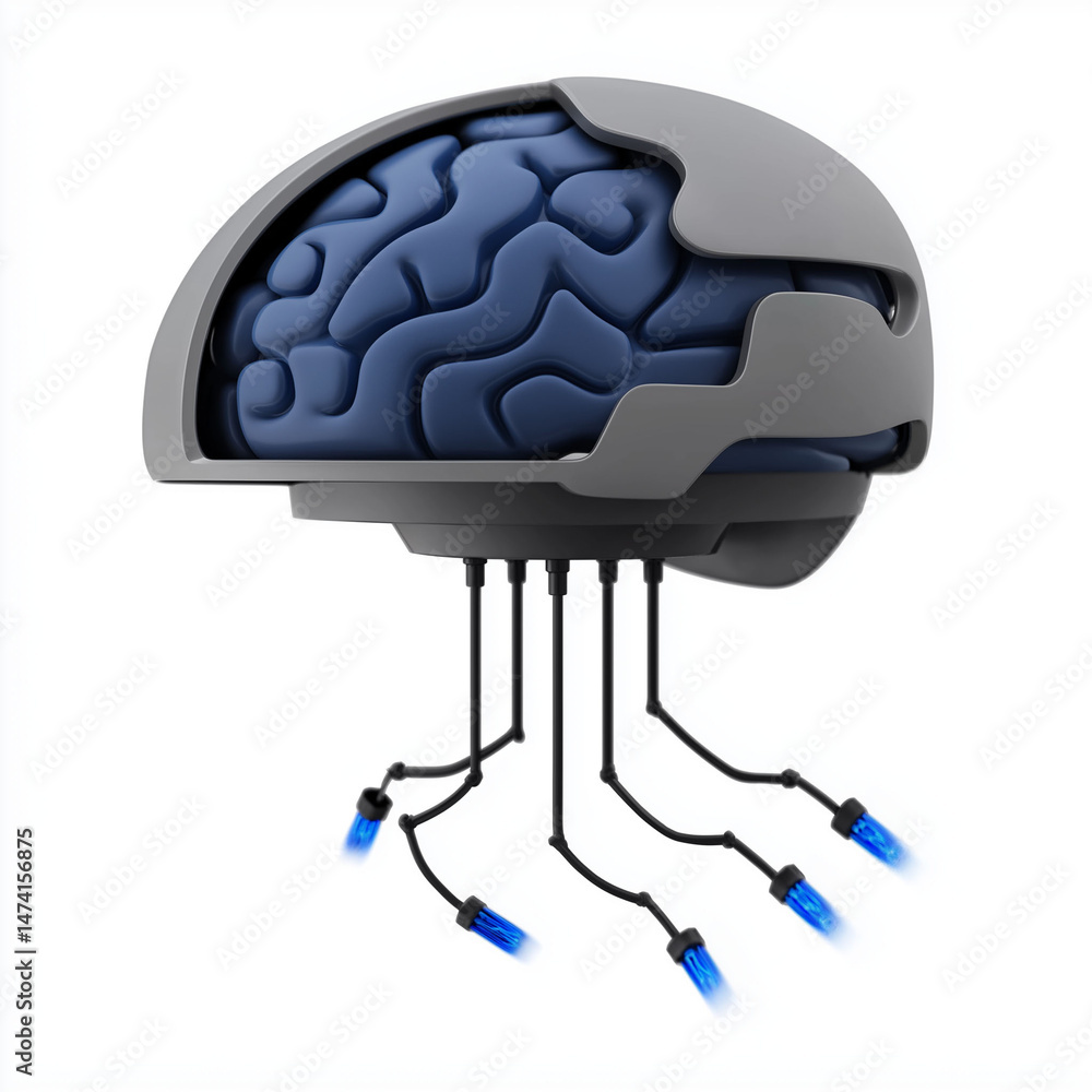 Agentic AI autonomous system. Intelligent agent. Decision making. AI ...