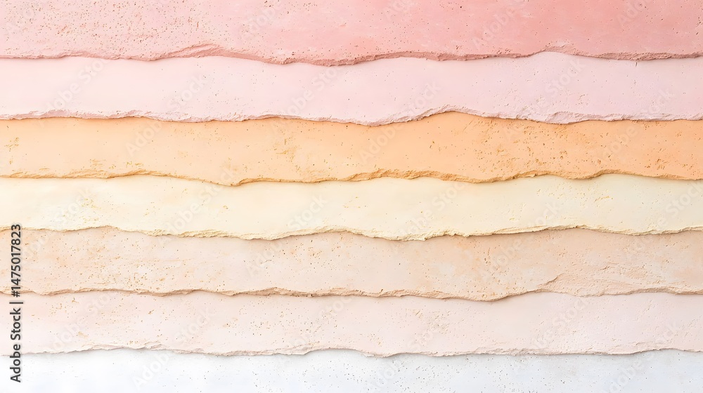Layered Pastel Paper Texture Background Stock Photo | Adobe Stock