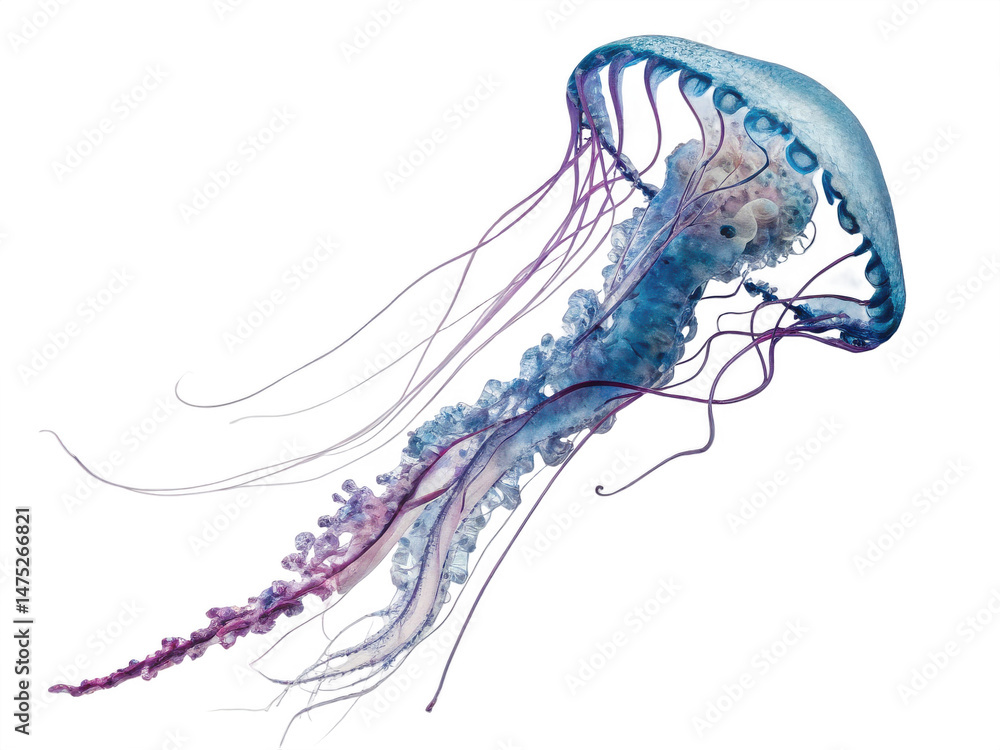 Portuguese man o' war png sea creature png ocean jellyfish png marine ...