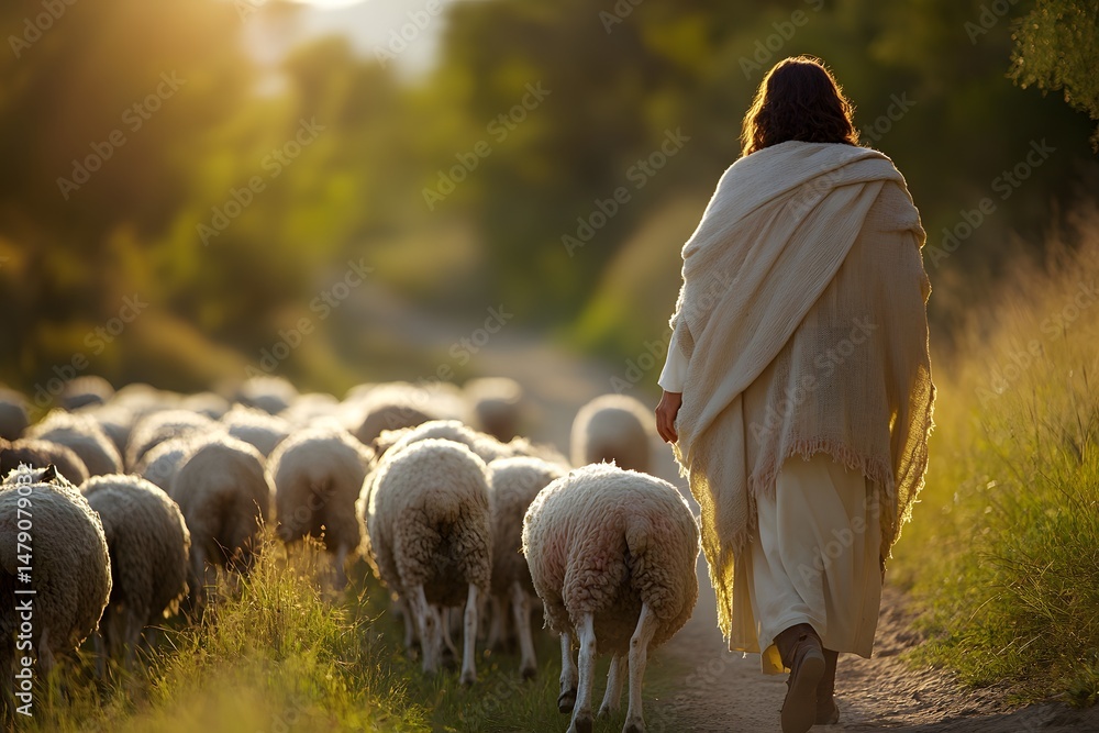 Jesus is the good shepherd who lays down His life for the sheep. (John ...
