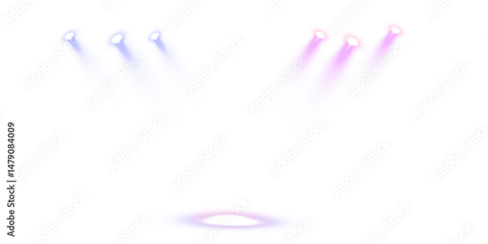 Vector stage lighting with LED strobe effects - blank performance ...