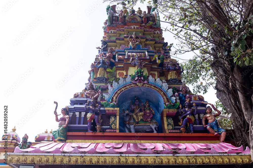 Architecture of hindu god temple in kerala. Ancient hindu god temple ...