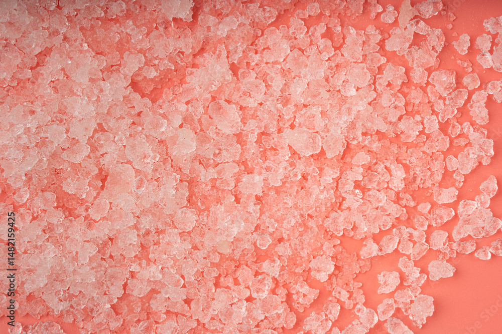 Dead sea salt pile, white crystals for body spa, sodium chloride ...