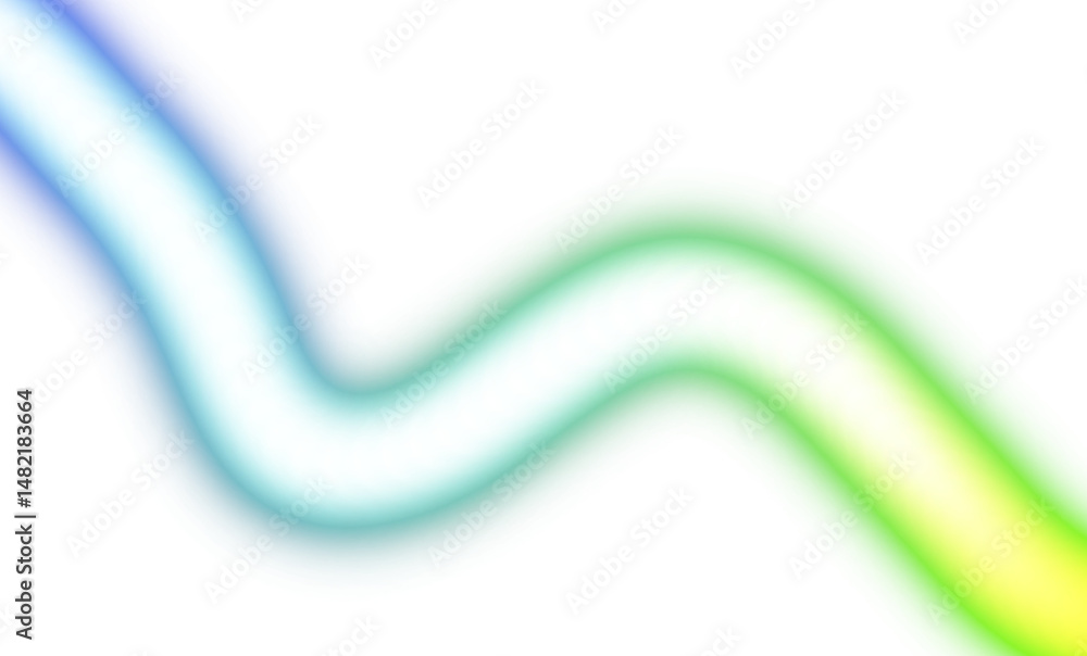 Transparent neon glowing lines color effect, special lens flare effect ...