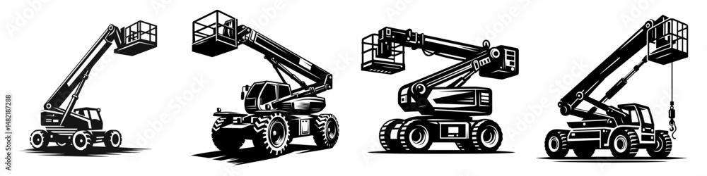 Boom Lift. Tools Equipment Hardware Construction Repair Diy Clipart ...