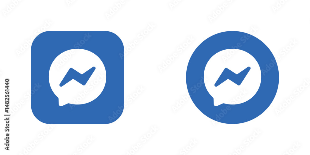 Messenger Logo Vector, Messenger App Icon, Editable SVG, PNG ...