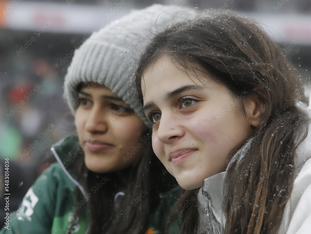 emotional photograph of indian cricket fans celebrating a historic ...