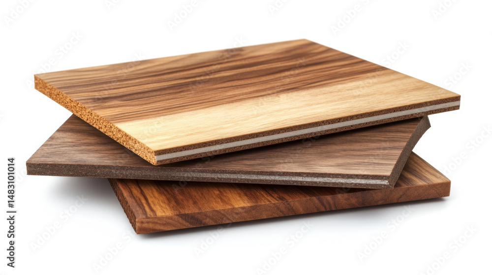 laminated wooden panels and edge banding strips, modern furniture ...