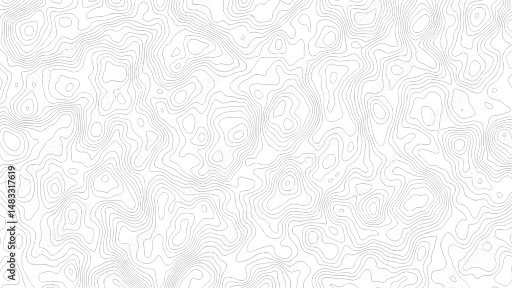 topography white background and black line wireframe isoline location ...