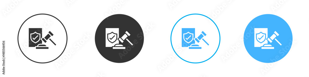 Code of conduct icon Editable flat style, illustration icons Stock ...
