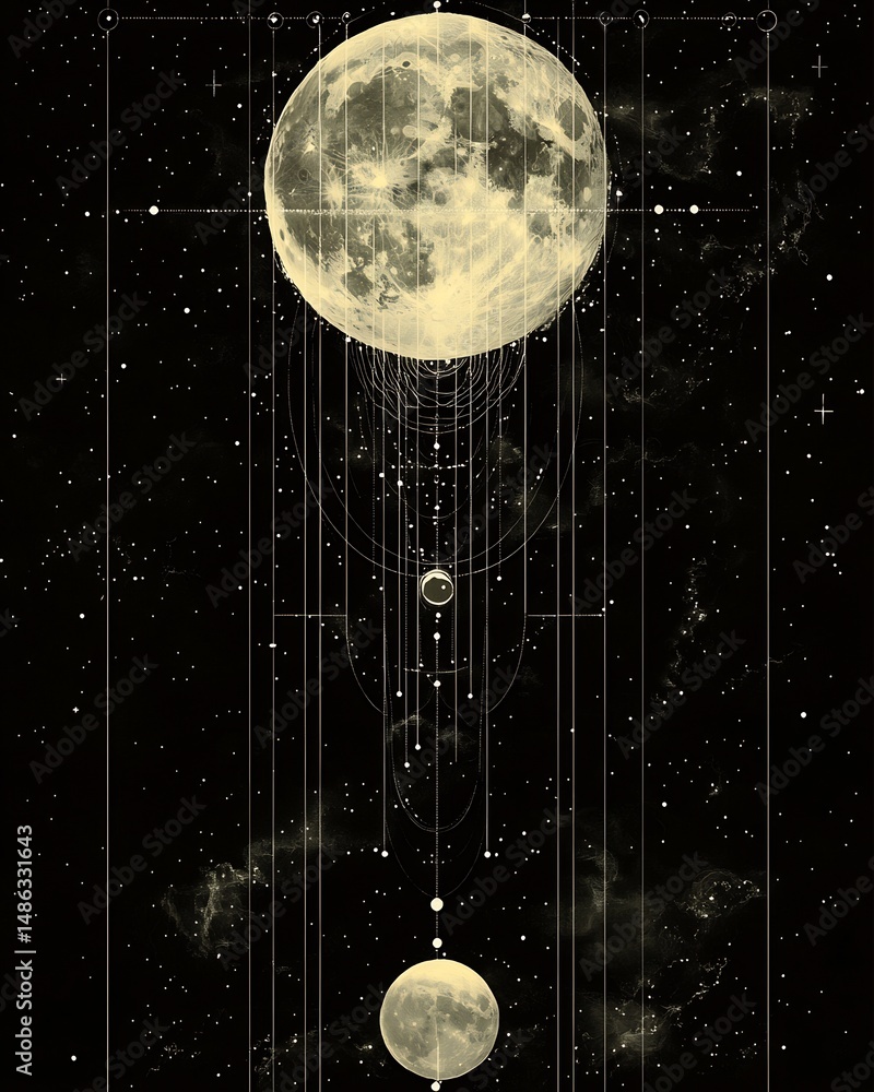 Lunar phase chart showing spring neap tide alignment with orbit Spring ...