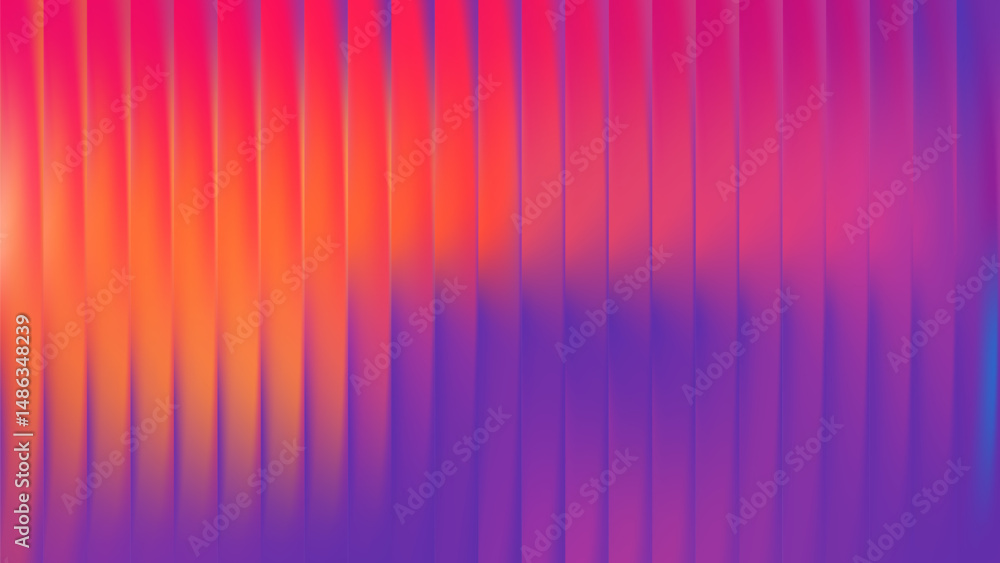 Glass Neon Fractal Gradient Background. Abstract Blur Blue Aura mesh ...