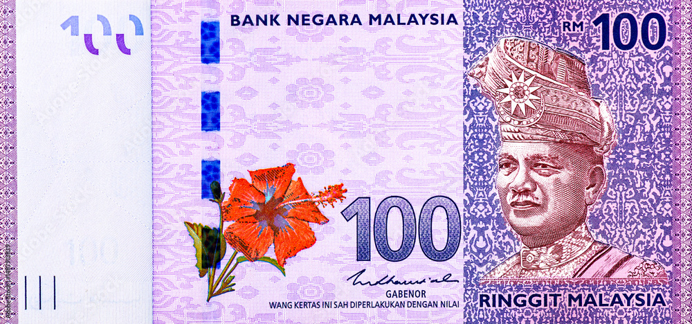 Tuanku Abdul Rahman, Five-petaled Bunga raya (Hibiscus Rosa-Sinensis ...