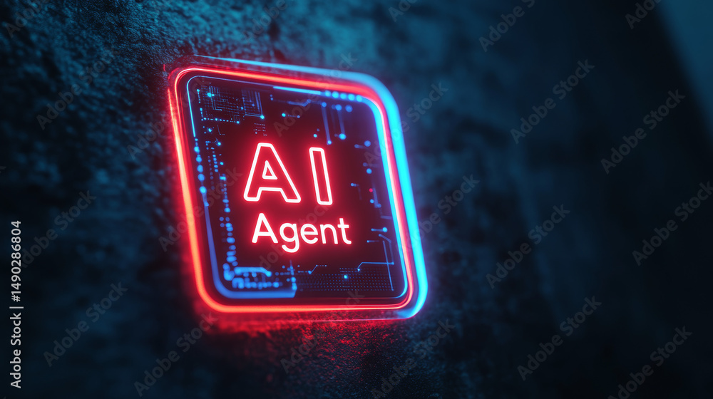 Artificial intelligence agent background image, using the agent ...