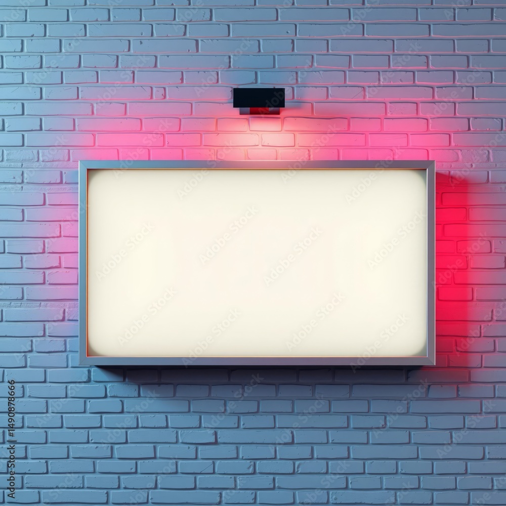 A circular, backlit signboard with LED lights and a vinyl corporate ...