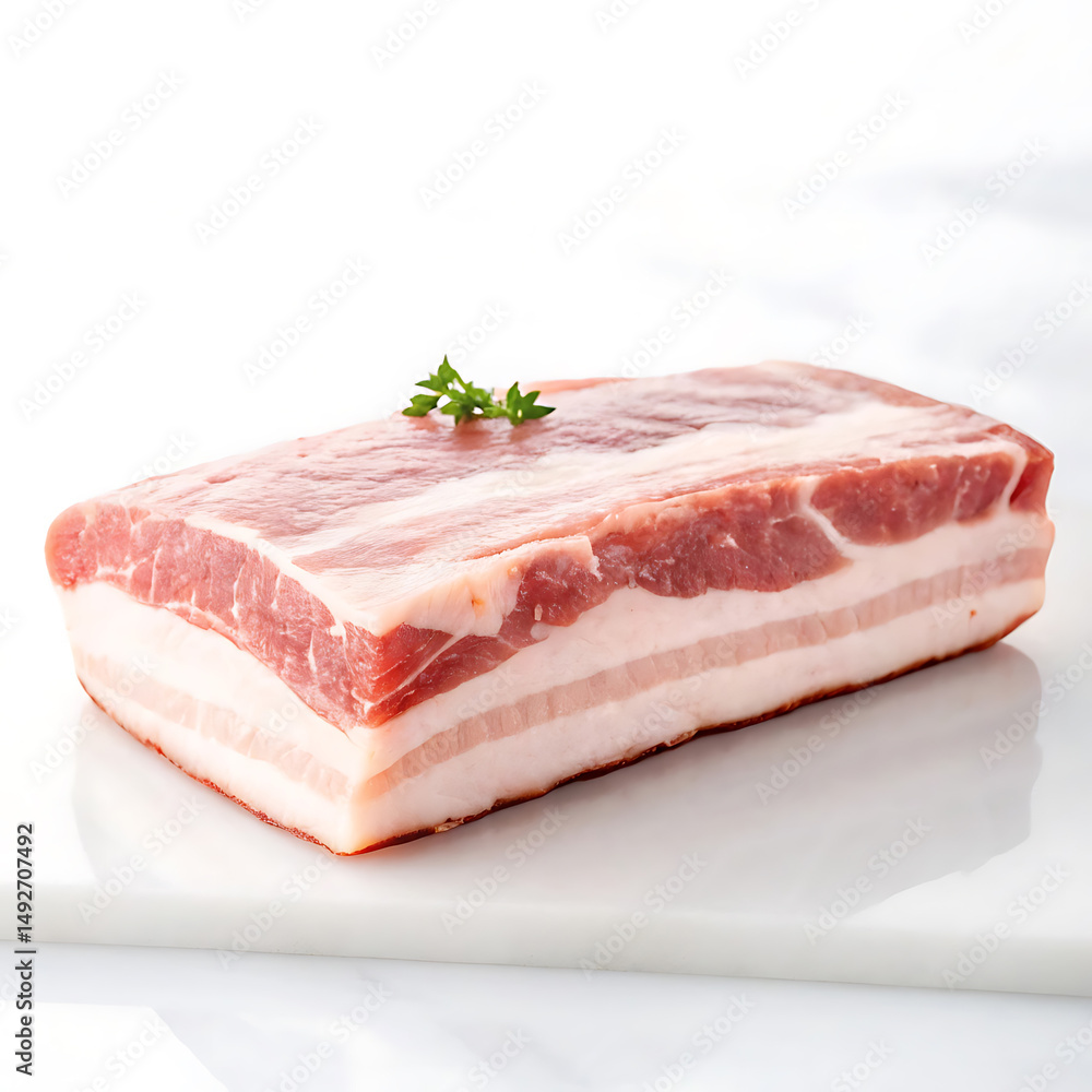 Premium Pork Belly High-Quality Cuts for Culinary Delights Stock Photo ...