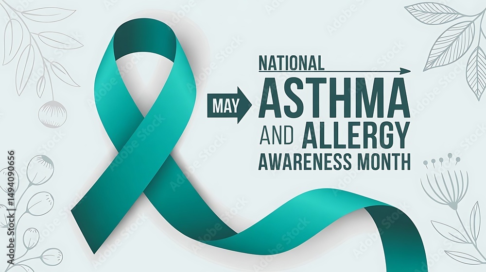 professional health awareness poster for “National Asthma and Allergy ...