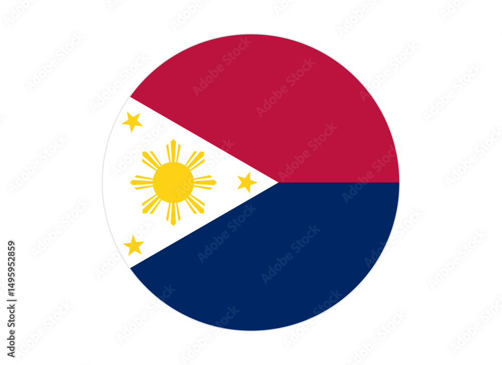 philippines flag logo vector