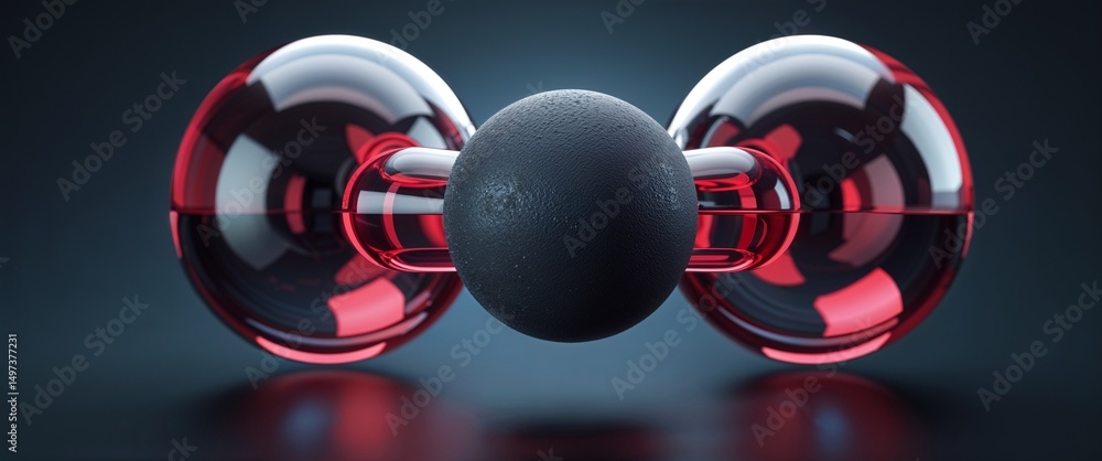 bonding of atoms each other to form water molecule as model for ...