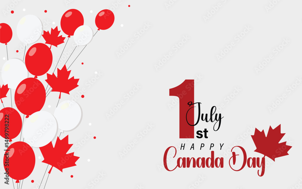 Canada Day, Maple leaf icon, Canada Day Events, 1st July Traditions, Happy canada day poster ...