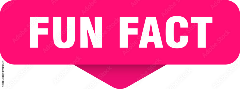fun fact sticker. fun fact sign on transparent background Stock Vector ...