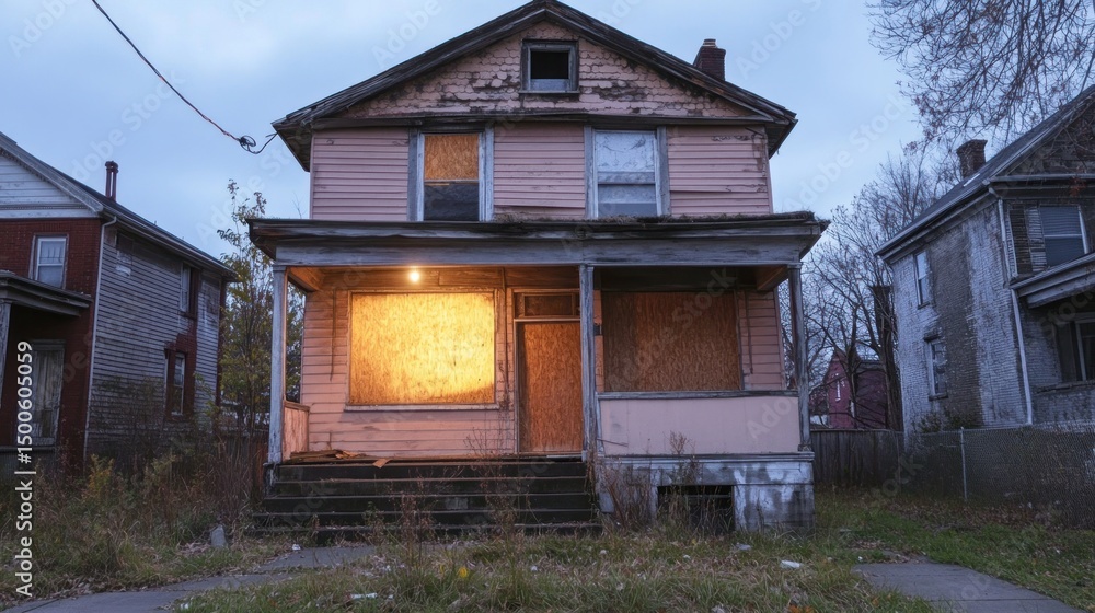 Dilapidated dwelling: A portrait of urban decay and neglect in a ...