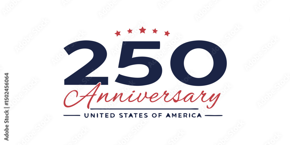 United states of america 250th anniversary celebration transparent ...