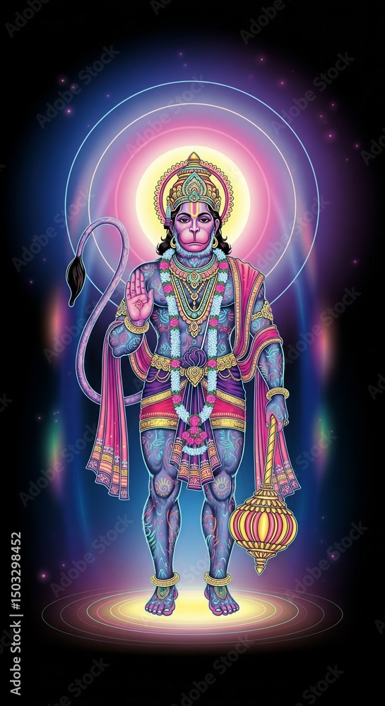 hanuman wallpaper hd 1080p animation 9:16 for mobile phone screen ...