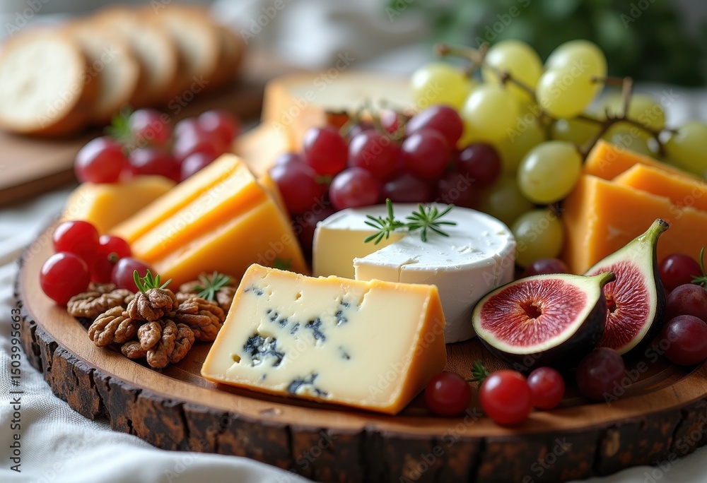 decadent cheese platter artisanal spread gourmet tasting board variety ...