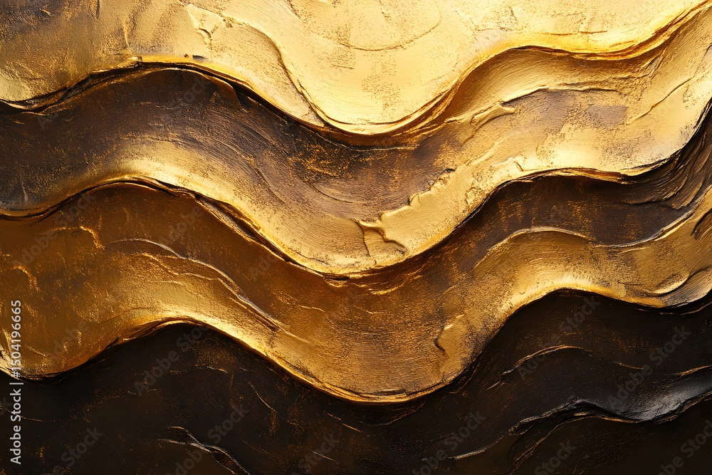 Metallic golden and bronze paper texture with gradient effect ...