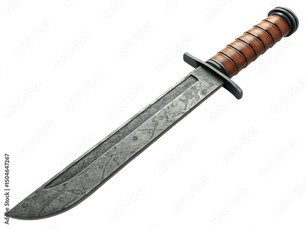 Photo Stock War tactical machete isolated PNG military blade PNG ...