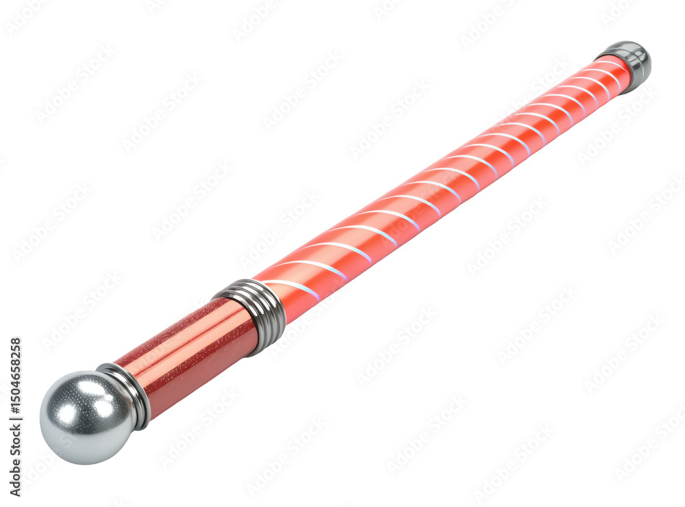 Photo Stock Twirling baton isolated PNG dance accessory PNG majorette ...