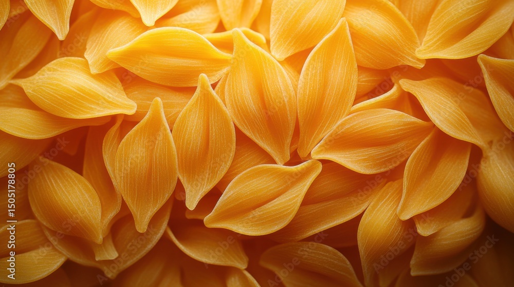 Dried pasta with circular shapes on a kitchen surface surrounded by ...