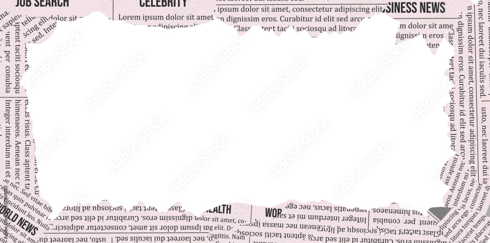 newspaper design border