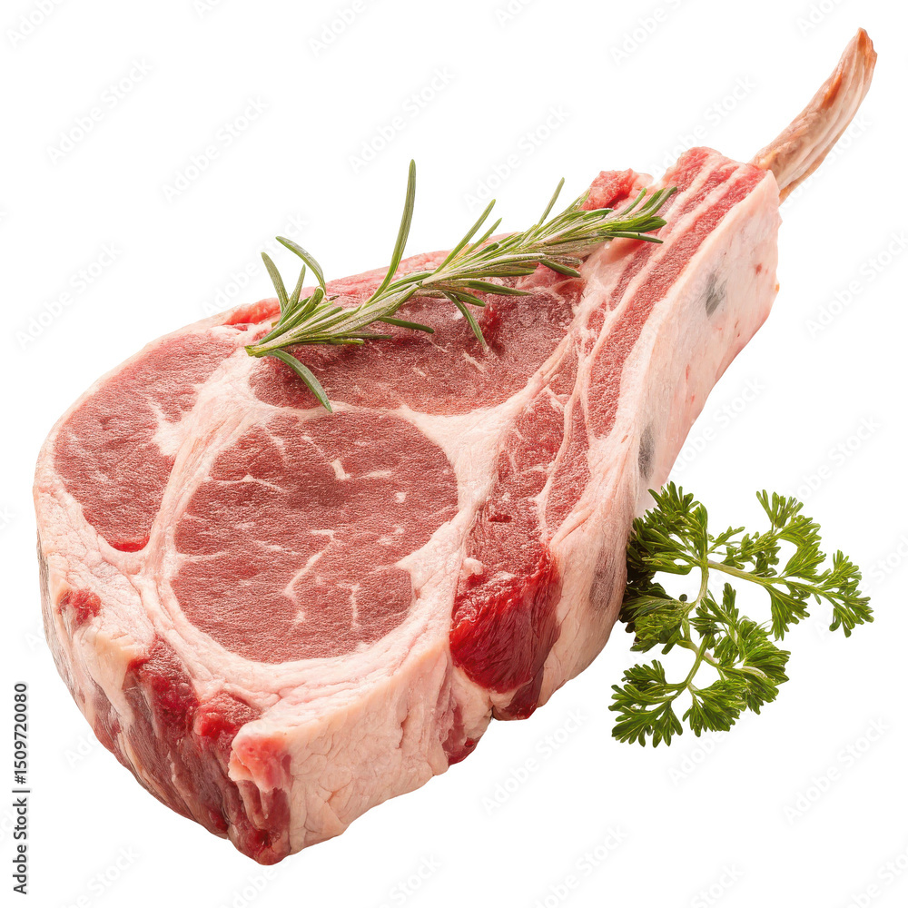 Mutton back chop png mutton meat png lamb chop png raw meat png fresh ...