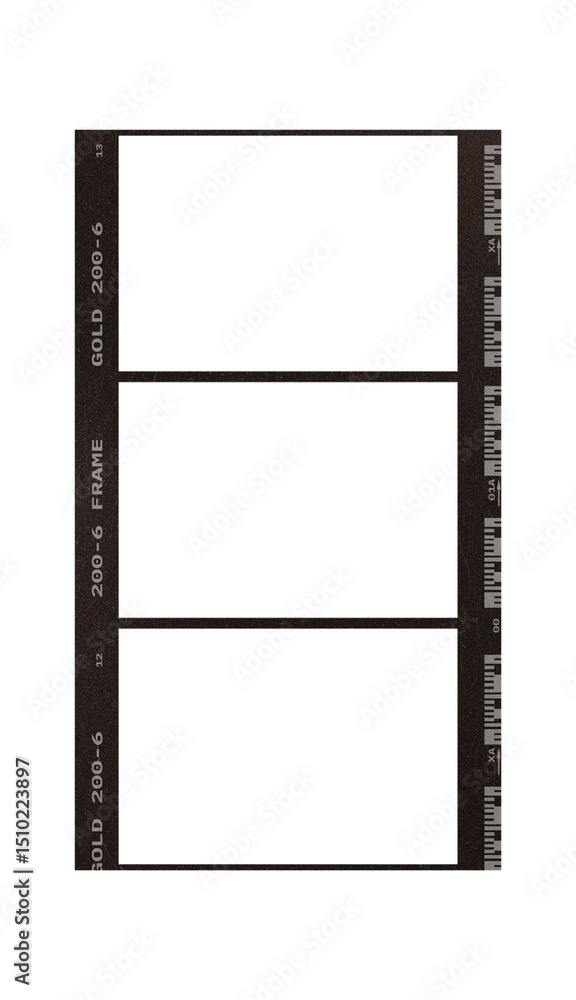 Zdjęcie bez tantiem: Film frame photo strip high-resolution blank ...