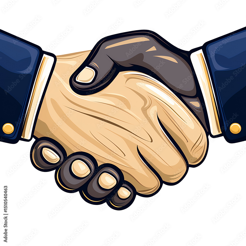 Pixel Art Handshake Diverse Hands Clasped in Agreement isolated PNG ...