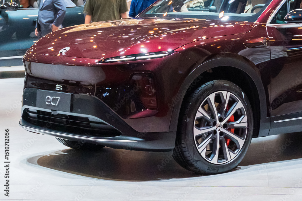 NIO EC7 cars. Electric models make waves at the 2025 Shanghai Auto Show ...