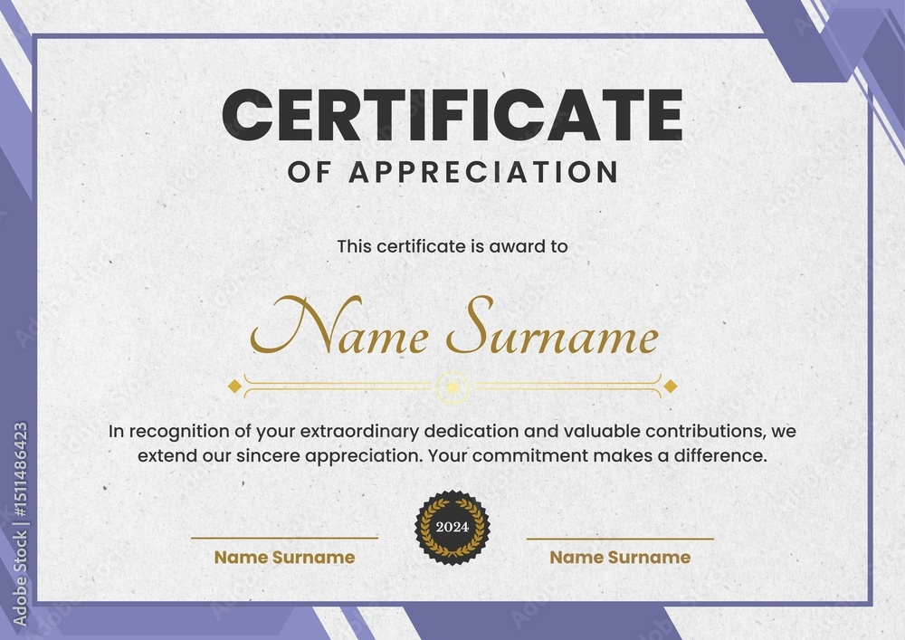 Illustration Stock award certificate template design, Certificate of ...