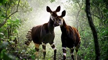 Zebra Legs Okapi Animal Free Stock Photo - Public Domain Pictures