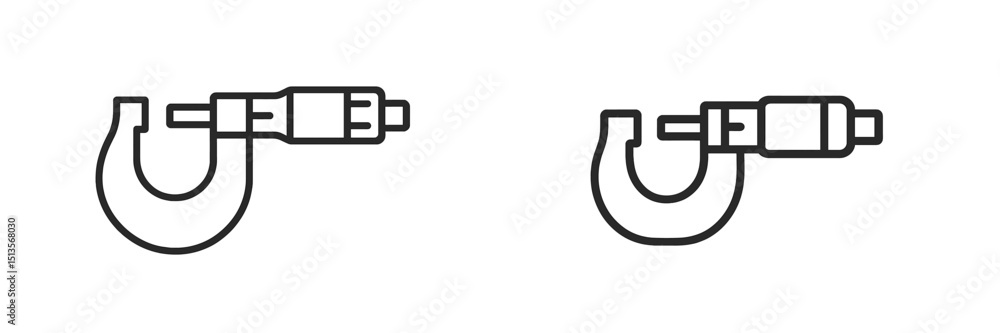 Detailed line drawing of a clamp tool and its mechanical components for ...