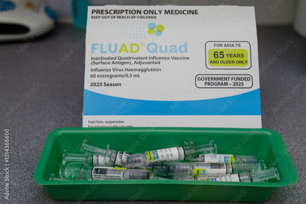 Queensland Australia June 1 2025 Fluad Quad Influenza Vaccine
